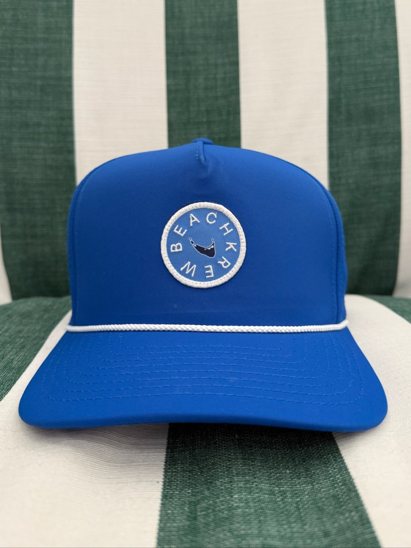 NANTUCKET ISLAND PATCH CADDIE HAT - ROYAL BLUE