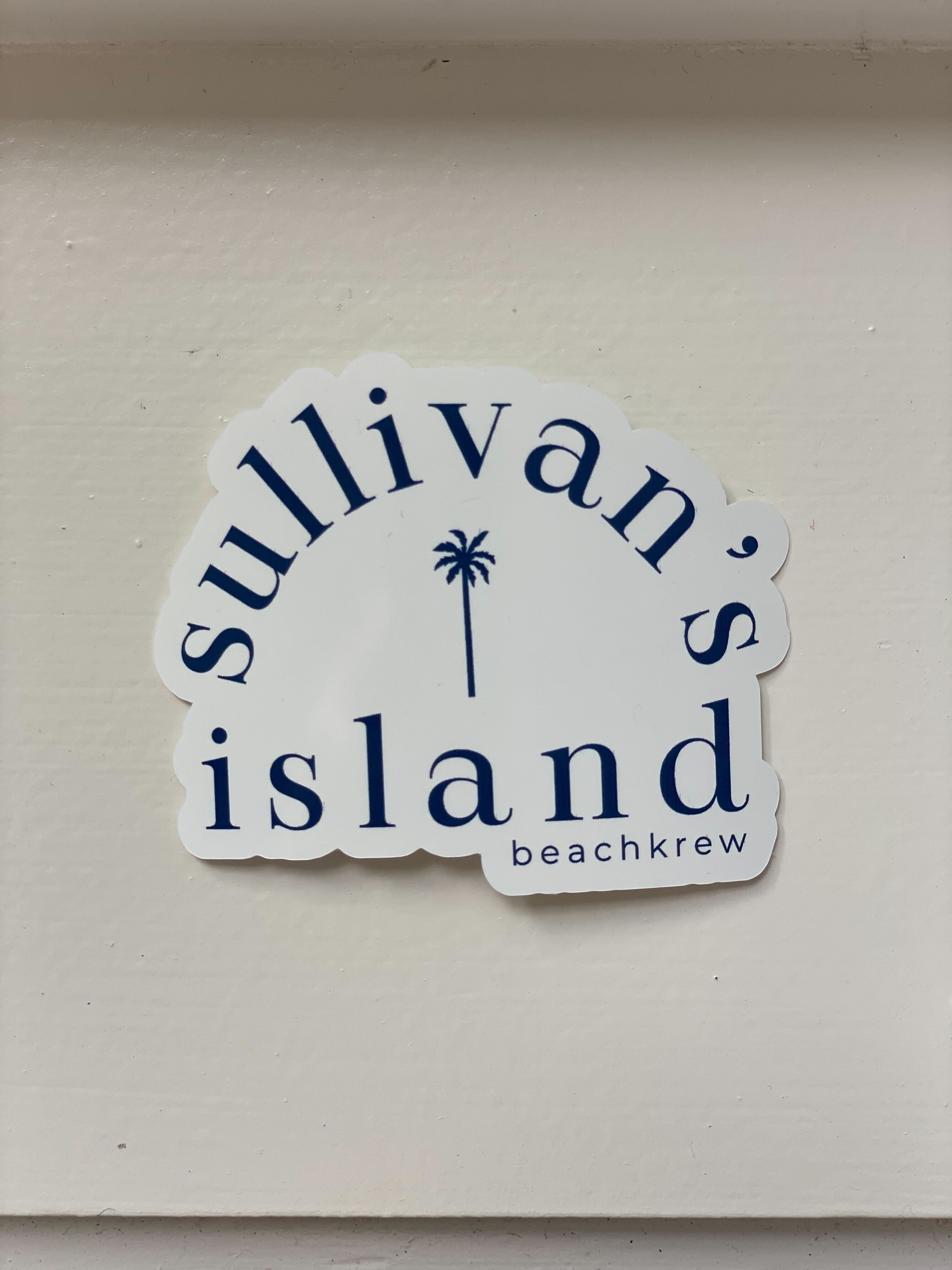 SULLIVAN'S ISLAND STICKERS - NAVY