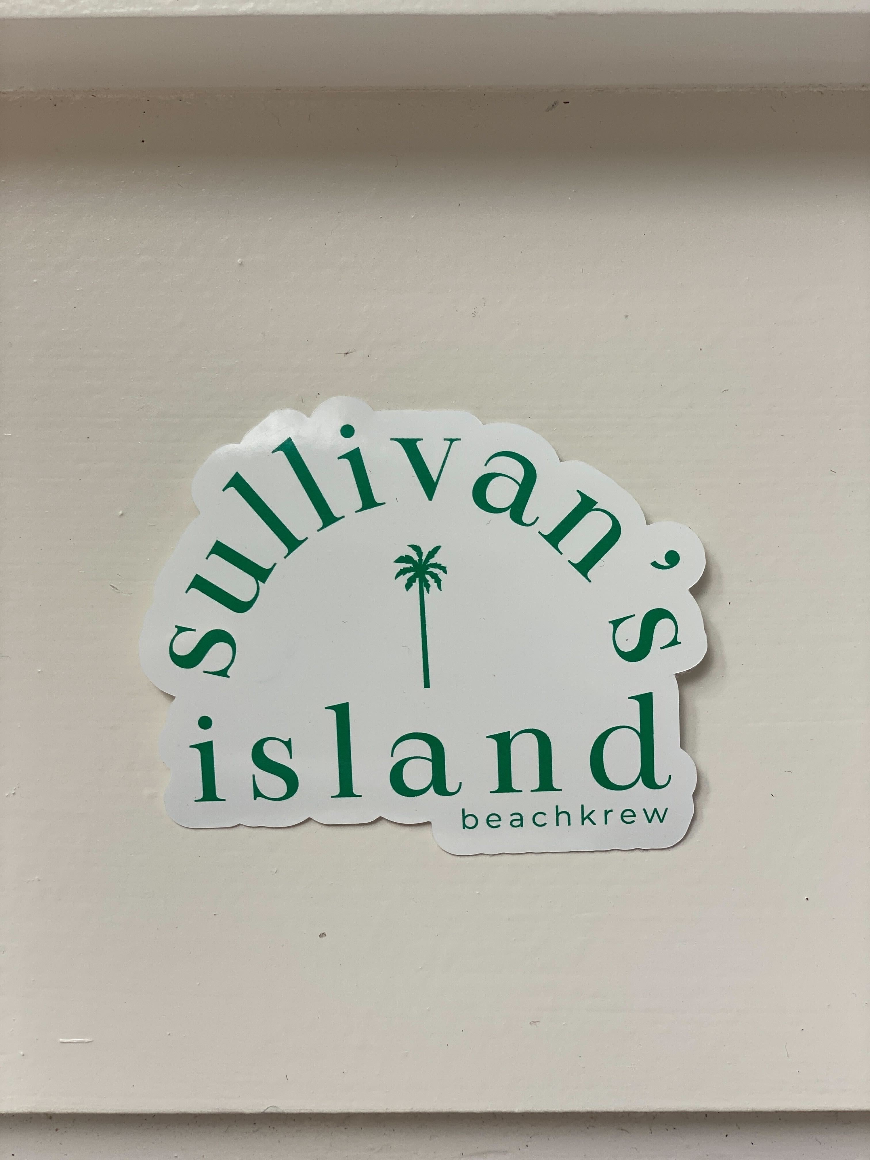 SULLIVAN'S ISLAND STICKERS - GREEN – beachkrew