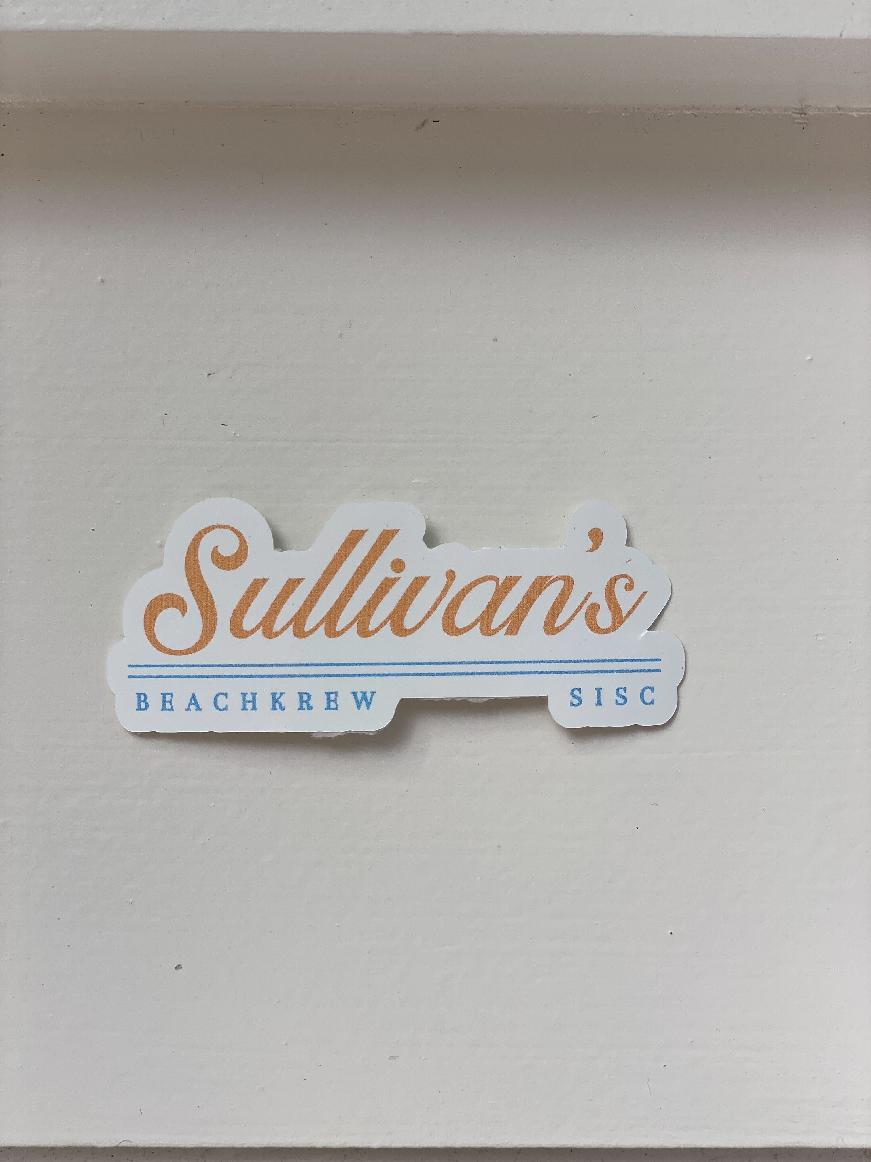 SULLIVAN'S STICKERS - TAN – beachkrew